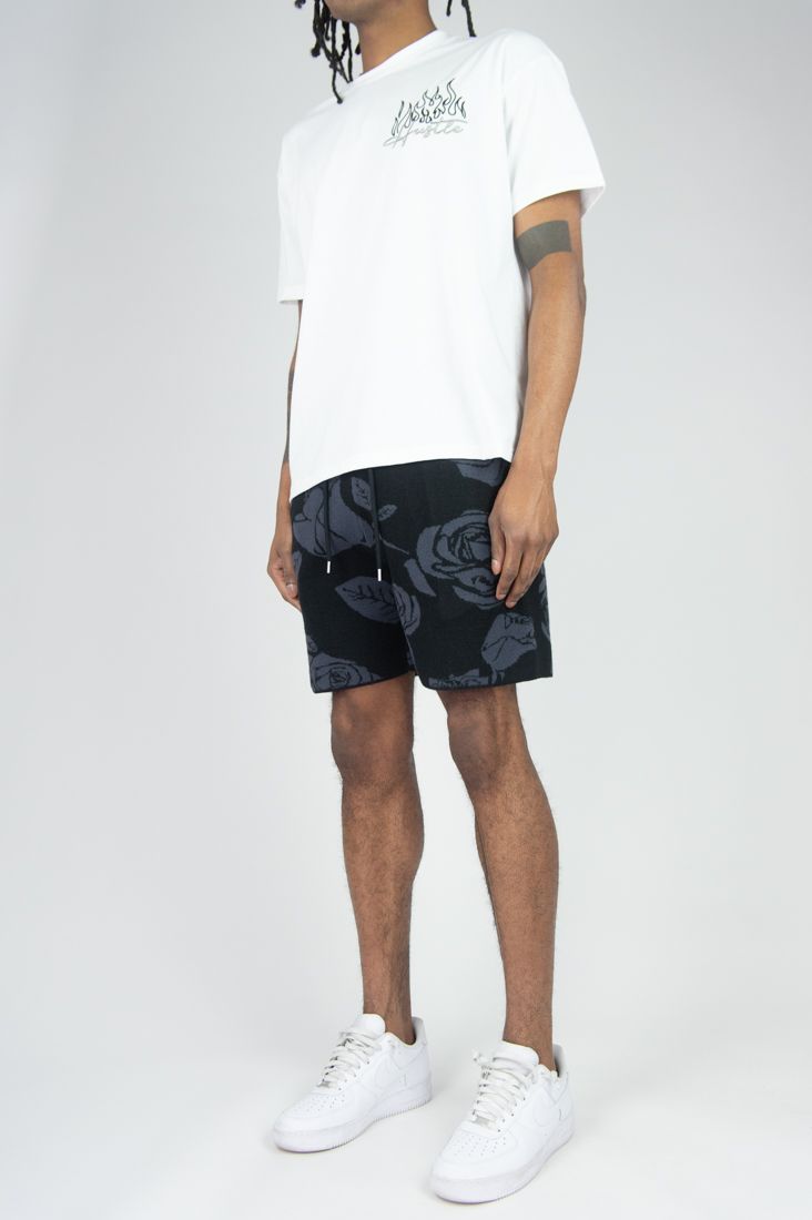 Rebel Mind Men's Sweater And Short Set - Black/White – Action Wear